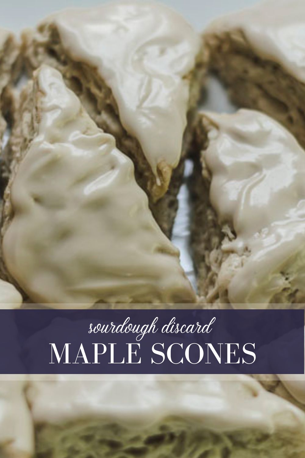 Maple Sourdough Discard Scones - A Nourished Life + Home