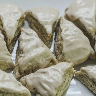 Maple Sourdough Discard Scones - A Nourished Life + Home