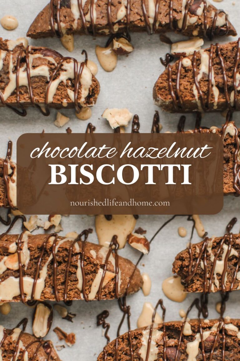 The Best Chocolate Hazelnut Biscotti Recipe - A Nourished Life + Home