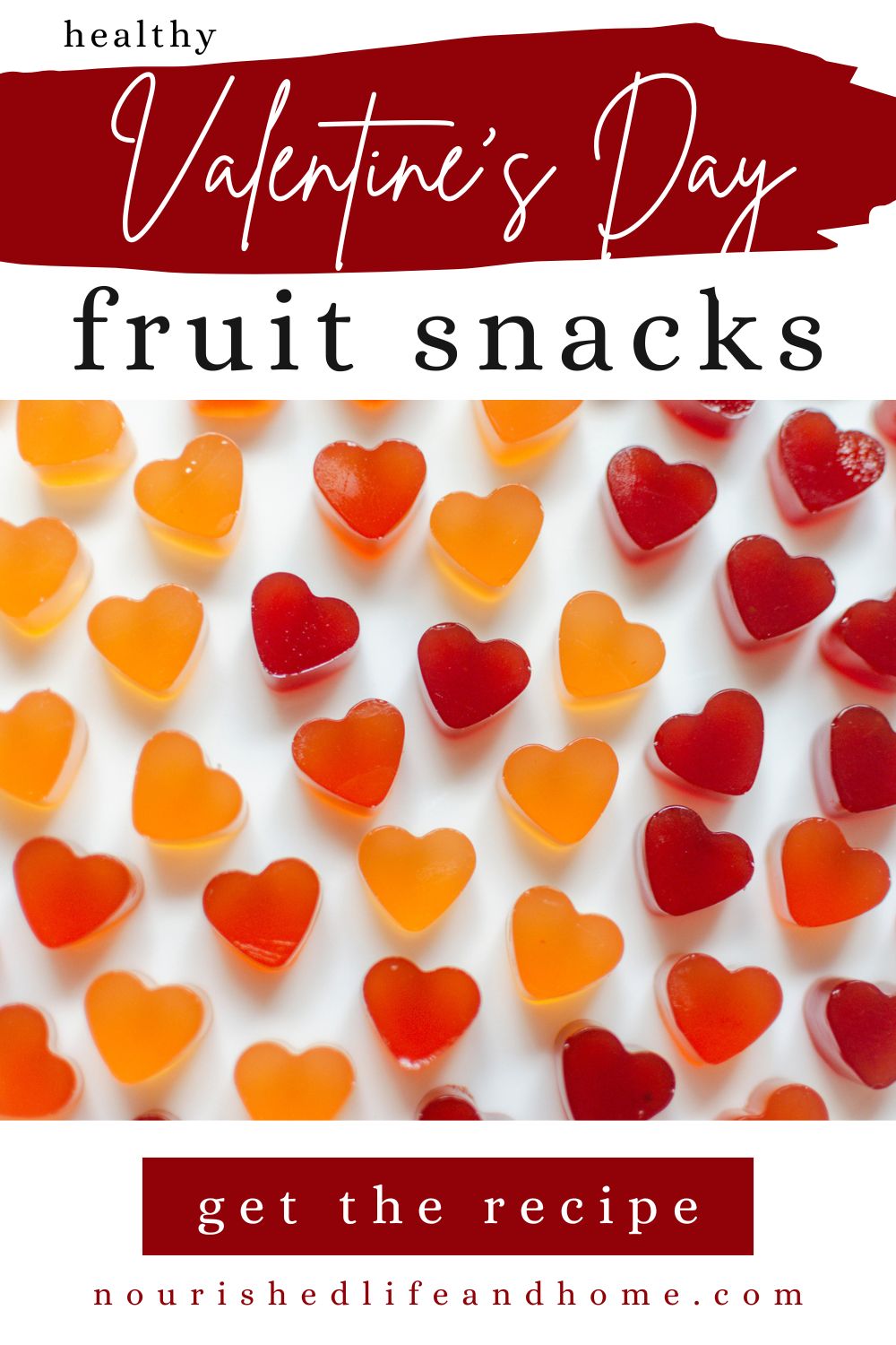Valentine's Day Healthy Fruit Snacks - A Nourished Life + Home